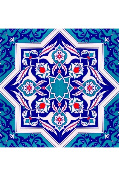 Kütahya Hedef Çini AC26 20 x 20 Dekoratif Çini