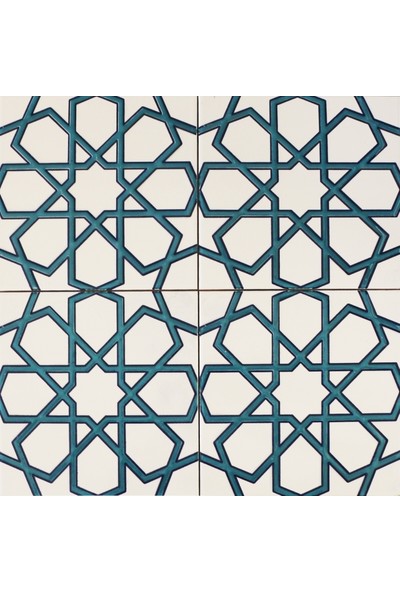 Kütahya Hedef Çini AC51 20 x 20 Dekoratif Çini Kütahya Hedef Çini AC51 20 x 20 Dekoratif Çini