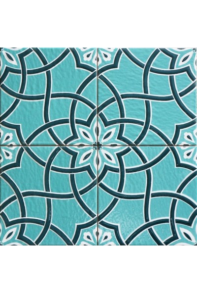 Kütahya Hedef Çini AC57 20 x 20 Dekoratif Çini