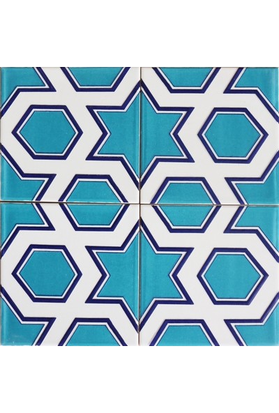Kütahya Hedef Çini AC58 20 x 20 Dekoratif Çini