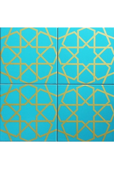 Kütahya Hedef Çini AC72 20 x 20 Dekoratif Çini