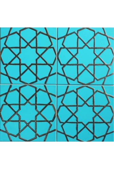 Kütahya Hedef Çini AC73 20 x 20 Dekoratif Çini