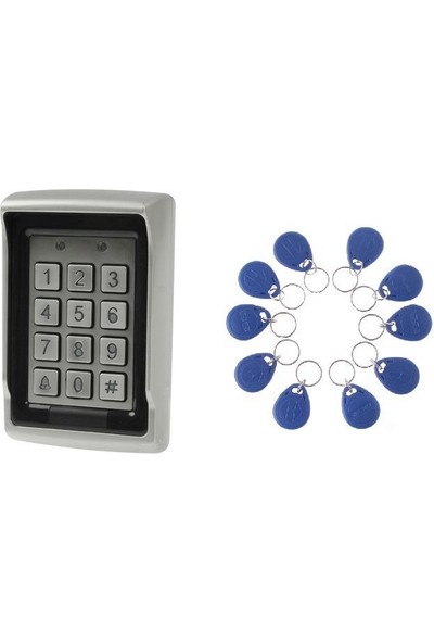 Sonex Metal Kapı Geçiş Rfid Şifreli Kartlı Işıklı Access Control 125KHZ Sonex Metal Kapı Geçiş Rfid Şifreli Kartlı Işıklı Access Control 125KHZ