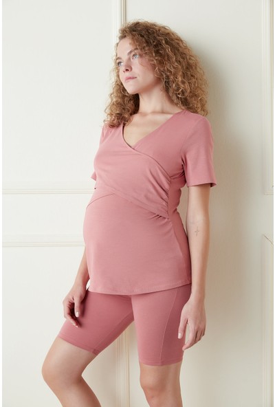 Penti Gül Kurusu Mama Rosy Envelope Tişört Penti Gül Kurusu Mama Rosy Envelope Tişört