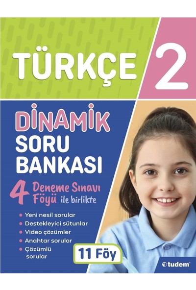 Tudem Yayınları 2. Sınıf Türkçe Dinamik Soru Bankası Tudem Yayınları 2. Sınıf Türkçe Dinamik Soru Bankası