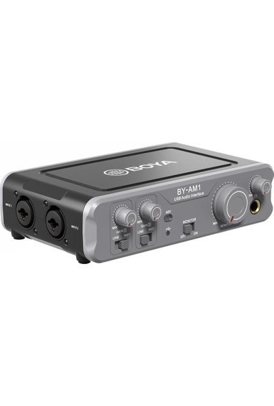 Boya By-Am1 Stüdyo Ses Kartı Mikser Boya By-Am1 Stüdyo Ses Kartı Mikser