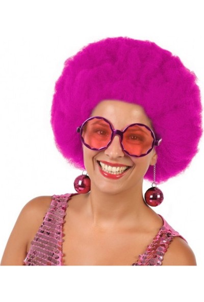 Samur Pembe Renk Disko Toplu Küpeli Parlak Yılbaşı Parti Gözlüğü Samur Pembe Renk Disko Toplu Küpeli Parlak Yılbaşı Parti Gözlüğü
