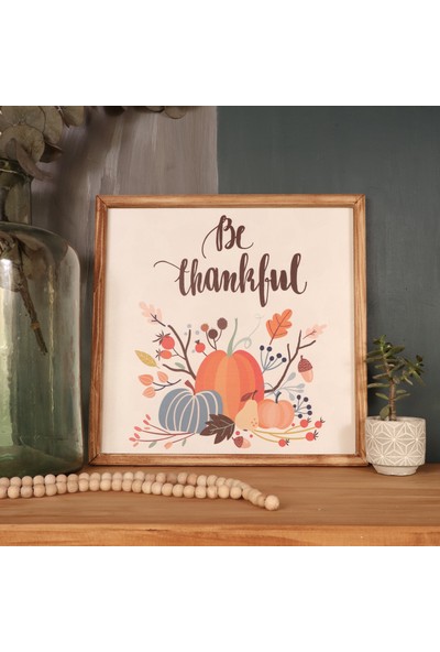 Serowoo Design Thankful Pumpkin Kabak Ahşap Tablo Serowoo Design Thankful Pumpkin Kabak Ahşap Tablo