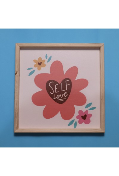 Serowoo Design Self Love Ahşap Tablo Serowoo Design Self Love Ahşap Tablo