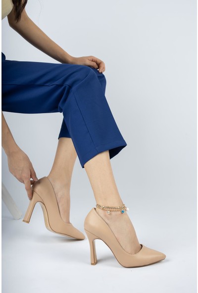 Moda Değirmeni Kadın Düz Topuklu Ayakkabı MD1085-118-0002
