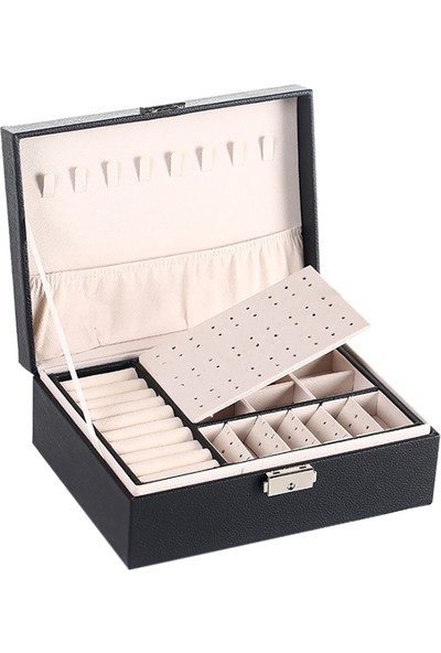 Buyfun Çok Fonksiyonlu Mücevher Kutusu Pu Deri Tabut Çift (Yurt Dışından) Buyfun Çok Fonksiyonlu Mücevher Kutusu Pu Deri Tabut Çift (Yurt Dışından)