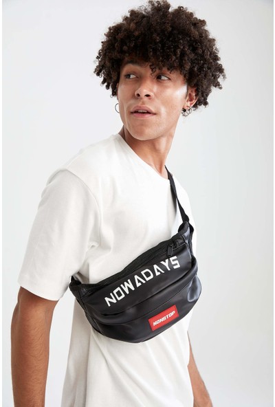 DeFacto Silikon Etiketli Suni Deri Bel Çantası U3652Azns