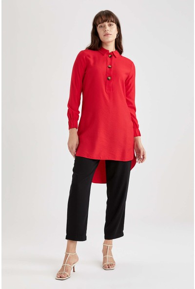 DeFacto Carrot Fit Esnek Belli Viskon Pantolon W2420Az21Au DeFacto Carrot Fit Esnek Belli Viskon Pantolon W2420Az21Au