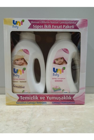 Uni Baby Sensetive Deterjan Yumuşatıcı 1 Lt Uni Baby Sensetive Deterjan Yumuşatıcı 1 Lt