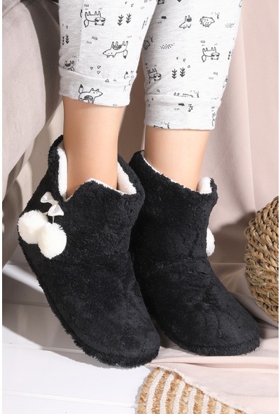 Ayakland Rdp Suyolu Kışlık Panduf Kadın Ev Botu Siyah Ayakland Rdp Suyolu Kışlık Panduf Kadın Ev Botu Siyah