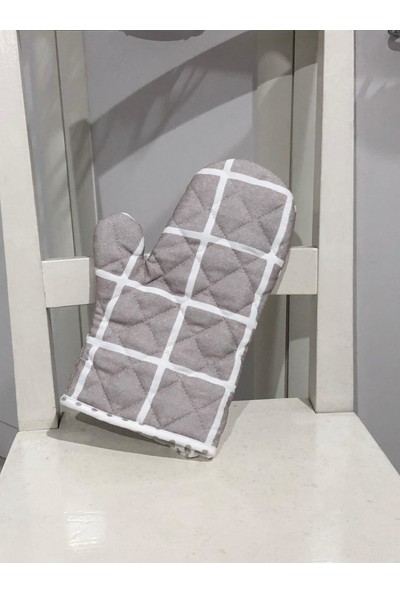 Cuscohome Isı Geçirmez Kare Desen Fırın Eldiveni Cuscohome Isı Geçirmez Kare Desen Fırın Eldiveni