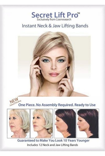 Secret Lift Pro Yüz ve Kaş Gerdirme Bantları
