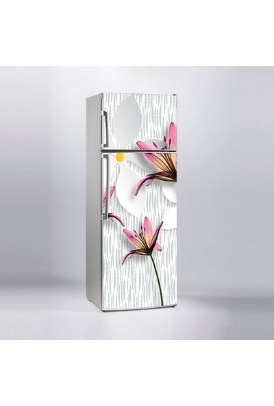 Sticker Art Buzdolabı Sticker Kaplama Dolap Kaplama Etiketi 3D Manolya Sticker Art Buzdolabı Sticker Kaplama Dolap Kaplama Etiketi 3D Manolya