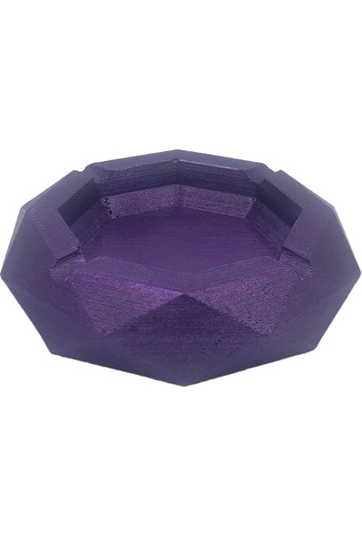 Lal Beton Dekoratif Kültablası - Mor