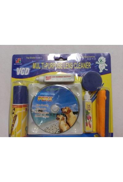 Dıeyouyızu Perx CD DVD Lens Temizleme Seti 6 Parça