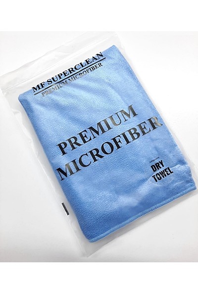 Superclean Mikrofiber Parlak Kadife Dokulu Oto Kurulama Bezi 400 Gsm 50 x 70 cm