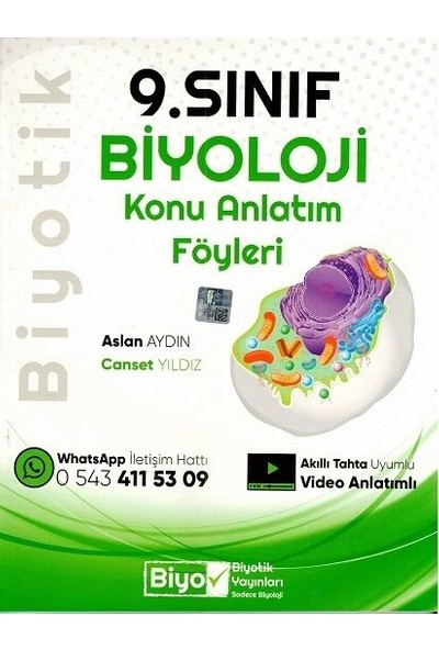 Biyotik Yayınları 9. Sınıf Biyoloji Konu Anlatım Föyleri Biyotik Yayınları 9. Sınıf Biyoloji Konu Anlatım Föyleri