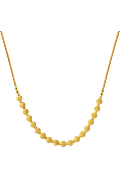 Bilezikci Kumlu Nohut Toplu Altın Gerdanlık Kolye Bilezikci Kumlu Nohut Toplu Altın Gerdanlık Kolye