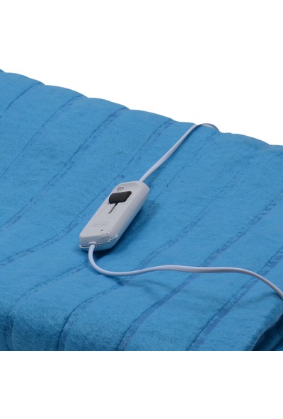 Rawels Çift Kişilik Mavi Elektrikli Battaniye