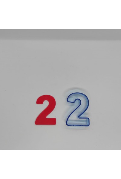 Pasta Works 2 Rakamı Polikarbon Kopat Kurabiye Kalıbı Pasta Works 2 Rakamı Polikarbon Kopat Kurabiye Kalıbı