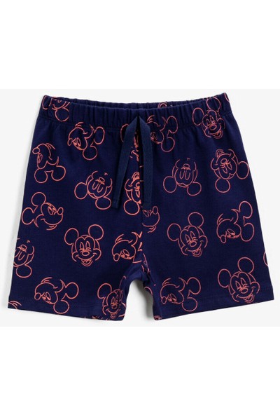 Koton Erkek Bebek Mickey Mouse Şort Lisanslı Pamuklu Koton Erkek Bebek Mickey Mouse Şort Lisanslı Pamuklu
