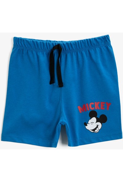 Koton Erkek Bebek Mickey Mouse Şort Lisanslı Pamuklu Koton Erkek Bebek Mickey Mouse Şort Lisanslı Pamuklu