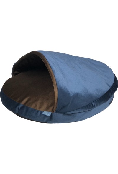 Olnira Special Cow Üstü Kapalı Fermuarlı Kedi Köpek Yatağı 50*55 cm Kahverengi-Mavi Olnira Special Cow Üstü Kapalı Fermuarlı Kedi Köpek Yatağı 50*55 cm Kahverengi-Mavi