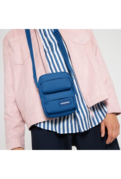 Eastpak The One Doubled Mysty Blue Mavi Çift Gözlü Mini Askılı Çanta EK0A5B83K24