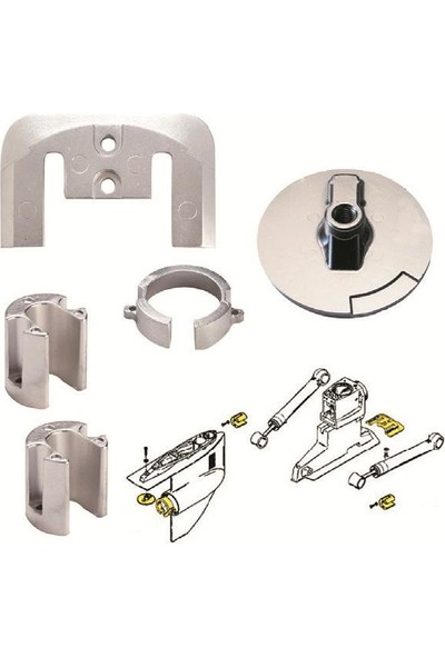 Best Anode Mercury Tutya Bravo 1 Set 1000 gr Alü. Best Anode Mercury Tutya Bravo 1 Set 1000 gr Alü.