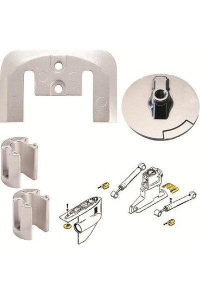 Best Anode Mercury Tutya Bravo 2/3 Set 780 gr Alü. Best Anode Mercury Tutya Bravo 2/3 Set 780 gr Alü.