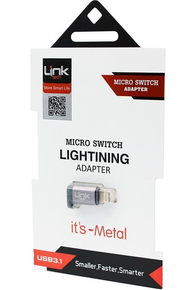 LinkTech Micro USB Lightning Çevirici Adaptör LinkTech Micro USB Lightning Çevirici Adaptör