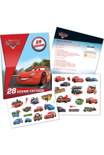 Disney Cars 28 Dövme