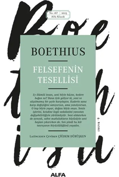 Felsefenin Tesellisi - Boethius