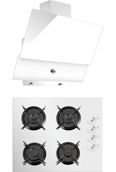 Luxell 2'li Ankastre Set (Lx-40 Tahdf Beyaz Ocak- DA6-830 Beyaz Davlumbaz) Luxell 2'li Ankastre Set (Lx-40 Tahdf Beyaz Ocak- DA6-830 Beyaz Davlumbaz)