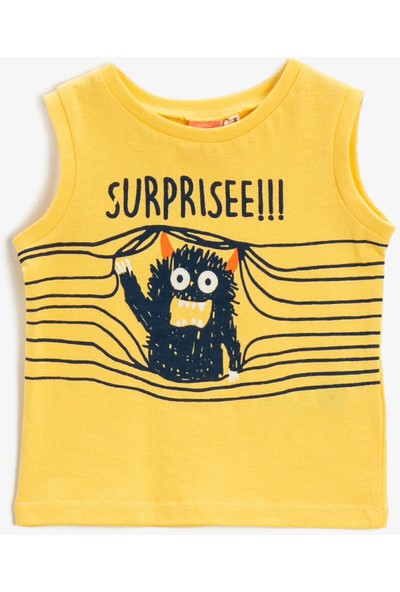 Koton Kids Baskili Atlet Pamuklu