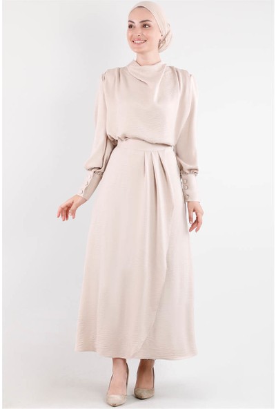 Zülays Mila Etek Takım Bej