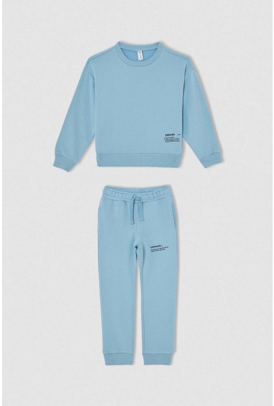 DeFacto Kız Çocuk Bisiklet Yaka Baskılı 2'li Takım V3833A621AU