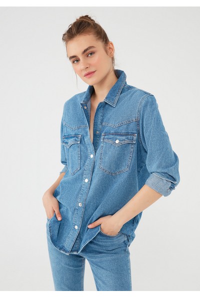 Mavi Jenny Gold Mavi Denim Gömlek
