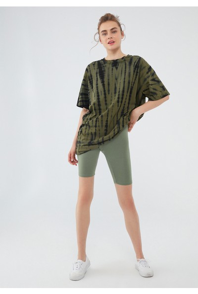 Mavi Kadın Yeşil Bisikletçi Şort 1600900-35118