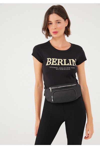 Mavi Kadın Siyah Bel Çantası 198118-900
