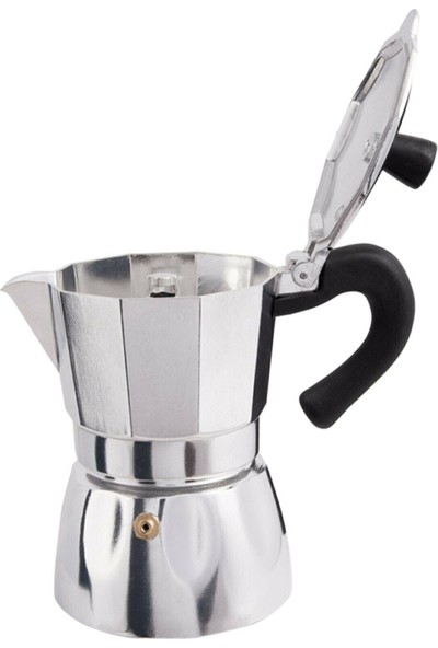 Pratik Mağazam Moka Pot Express- Espresso Kahve Demleme Makinesi 3 Kişilik Aliminyum Ocak Üstü Pratik Mağazam Moka Pot Express- Espresso Kahve Demleme Makinesi 3 Kişilik Aliminyum Ocak Üstü