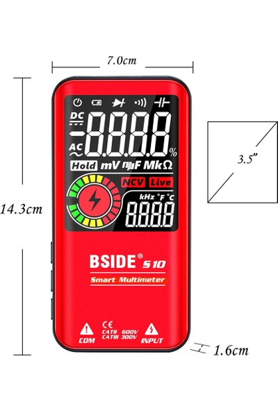 Carino Ölçüm Aleti Multimetre (Yurt Dışından)
