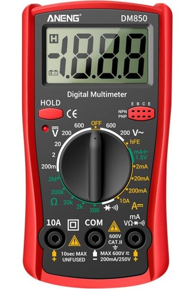 Carino Ölçüm Aleti Multimetre (Yurt Dışından)