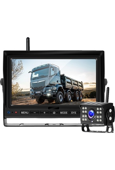 ZSZH 7 İnç Kablosuz Ters Görüntü 1080P Kamyon İzleme Sürüş Kaydedici Tek Yol + 1 Gece Video Kamera (Yurt Dışından) ZSZH 7 İnç Kablosuz Ters Görüntü 1080P Kamyon İzleme Sürüş Kaydedici Tek Yol + 1 Gece Video Kamera (Yurt Dışından)