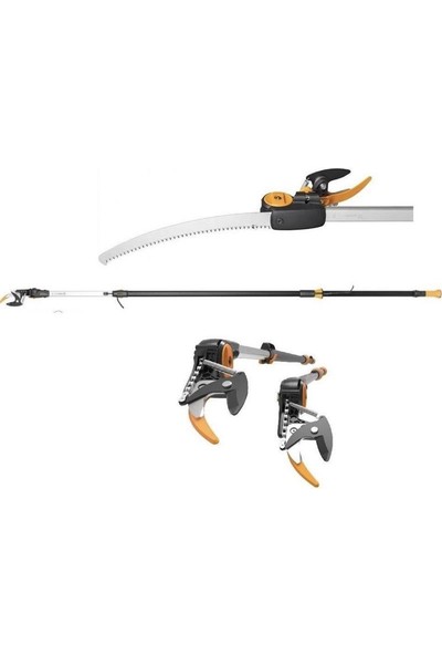 Fiskars 115017 UPX86 Powergear Teleskopik Yüksek Dal Kesme + Testere